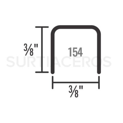 Perfil 1400 C-18 (Riel chico) X 6 MTS – Surtiaceros