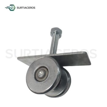 Rodaja para riel 1500 c/ 2 baleros reforzada (carrucha 9055) – Surtiaceros